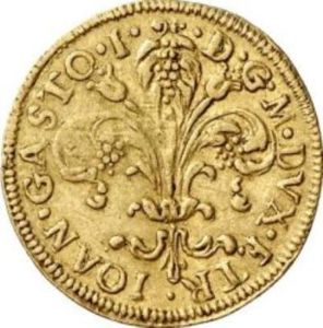 Coin: 1 Fiorino (Zecchino. Giovanni Gaston of Medici) (Italian States ...
