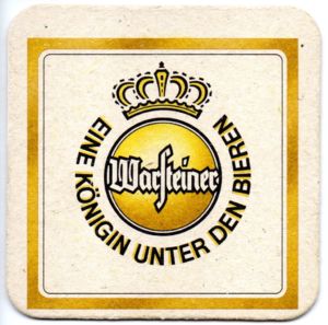 Beer Coaster: Warsteiner (Warsteiner Brauerei Haus Cramer KG, Germany ...