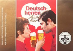 Drink Label: Deutschherren Festbier (Deutschherren Brauerei - C. Klotzbücher GmbH, Germany ...