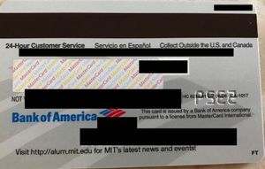 Bank Card: MIT Alumni Association (Bank of America, United States of ...