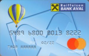 Bank Card: MasterCard Standard (Raiffeisen Bank Aval, UkraineCol:UA-MC ...