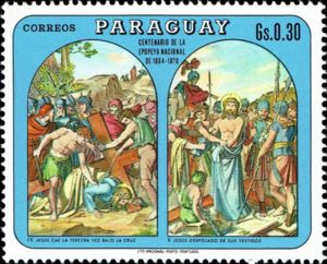 Stamp: Stations of the Cross (Paraguay(Easter) Mi:PY 2021,Sn:PY 1248,Yt ...