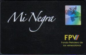 Bank Card: Mi Negra - FPV (Fondo Petrolero Venezolano, VenezuelaCol:VE ...