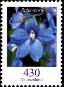Stamp: Field Larkspur (Consolida regalis) (Germany, Federal Republic ...