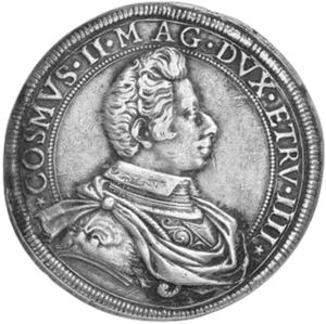 Coin: 1 Piastra (Cosimo II of Medici) (Italian States(Tuscany - Firence ...