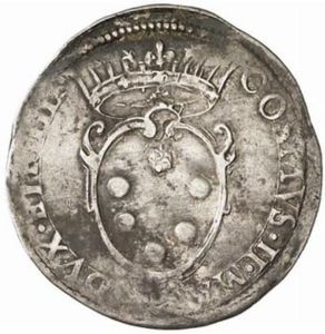 Moneda: 1 Giulio (Cosimo II of Medici) (Italia, Estados(Tuscany ...