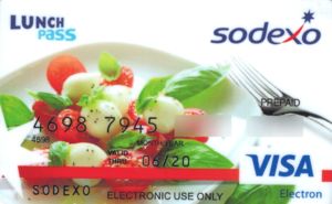 Bank Card: Sodexo Lunch (Bank BPH, PolandCol:PL-VE-0206