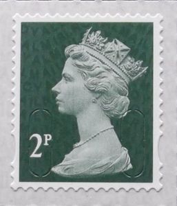 Stamp: Queen Elizabeth II - Security Machin M18L (United Kingdom of Great Britain & Northern ...