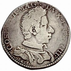 Coin: 1 Testone (Cosimo II of Medici) (Italian States) (Tuscany ...