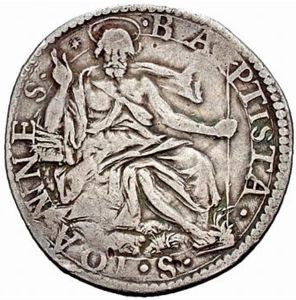 Coin: 1 Testone (Cosimo II of Medici) (Italian States) (Tuscany ...