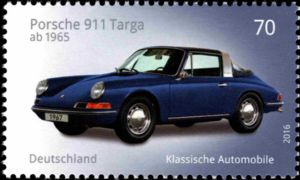 Stamp: Porsche 911 Targa (Germany, Federal Republic(Classic Cars 2016 ...