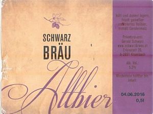 Drink Label: Altbier (Privatbrauerei Gerald Schwarz, AustriaCol:AT-BEER ...