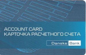 Bank Card: Account card (Danske Bank, EstoniaCol:EE-GM-0120