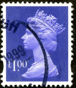 Stamp: Queen Elizabeth II - Decimal Machin (United Kingdom of Great Britain & Northern Ireland ...
