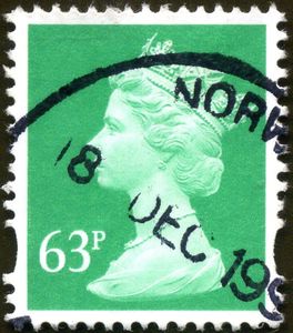 Stamp: Queen Elizabeth II - Decimal Machin (United Kingdom of Great Britain & Northern Ireland ...