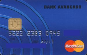 Bank Card: MasterCard Standard Blue (Bank Avangard, RussiaCol:RU-MC-0046.07