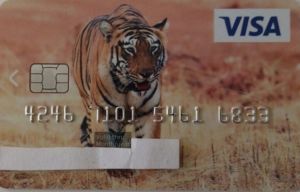 Bank Card: Tiger (ING Bank Śląski SA, PolandCol:PL-VI-0396