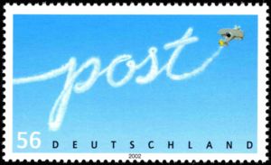 Stamp: Post made with Aircraft (Germany, Federal RepublicMi:DE 2250,Sn ...
