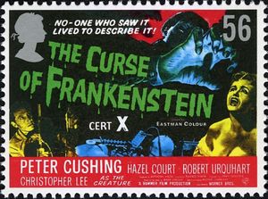 Stamp: Frankenstein (United Kingdom of Great Britain & Northern Ireland ...