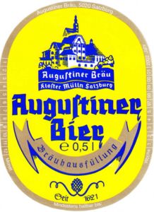 Drink Label: Augustiner Bier (Augustiner Brau Kloster Mülln, AustriaCol ...