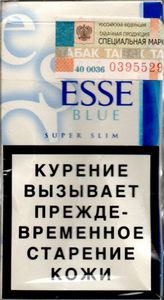 Cigarette Pack: Esse Blue Super Slim (RussiaCol:RU-CT-0884
