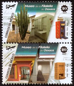 Stamp: Philatelic Museum of Oaxaca (MexicoMi:MX 4114-4115,Yt:MX 3116-3117