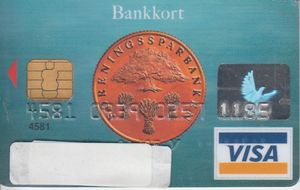 Bank Card: Bankkort (ForeningsSparbanken, SwedenCol:SE-VI-0010-4
