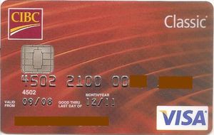 Tarjeta de Banco: Cibc Classic (Canadian Imperial Bank of Commerce ...