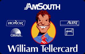 Bank Card: AmSouth Bank - William Tellercard (AmSouth Bank, United ...