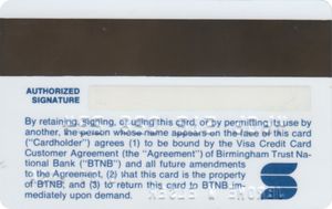 Bank Card: First National Bank of Anniston - Visa Debit (First National ...