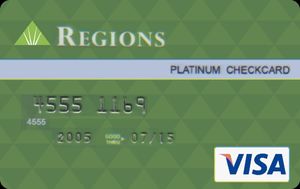 Bank Card: Regions Bank - Platinum CheckCard - Green 02 (Regions bank ...