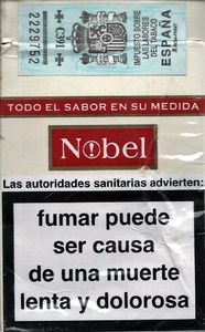 Cigarette Pack: Nobel (Spain(Nolbel) Col:ES-CT-0105