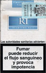 Cigarette Pack: R1 Reemtsma No1 (SpainCol:ES-CT-0107