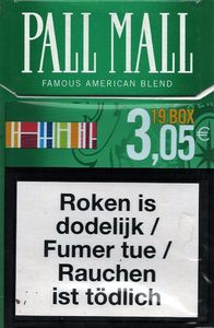 Cigarette Pack: Pall Mall Alaska (NetherlandsCol:NL-CT-0109