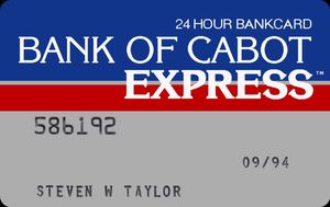 Bank Card: Bank of Cabot - Express Card (Bank of Cabot, United States ...