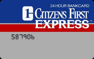 Tarjeta de Banco: Citizens First Bank - Express Card (Citizens First ...