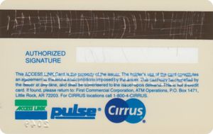 Tarjeta de Banco: Citizens First Bank - Access Link Card (Citizens ...