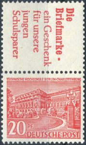 Stamp: Technical College (Berlin) (Berlin buildings) Mi:DE-BE S5
