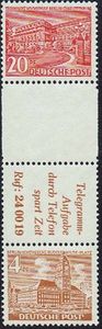 Stamp: Schöneberg Town Hall, Technical College (Berlin(Berlin buildings ...