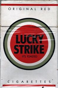 Cigarette Pack: Lucky Strike Original Red (BelgiumCol:BE-CT-0010