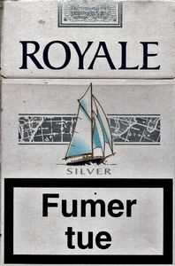 Cigarette Pack: Royal Menthol Silver (France) Col:FR-CT-0078