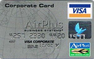 Bank Card: Corporate Card Air Plus (Bayerische Landesbank, Germany ...