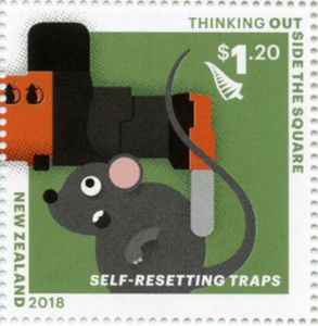 Stamp: Self-resetting Traps (New Zealand(Thinking Outside the Square ...