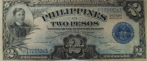 Banknote: 2 Pesos (Philippines) (1944 ND Victory Issue, Philippine ...