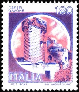 Stamp: Castles - Gavone (Italy(Castles) Mi:IT 1712II,Sn:IT 1419,Yt:IT ...