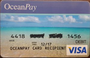 Bank Card: OceanPay Crew Card 1 (Ocean Pay, United States of AmericaCol ...