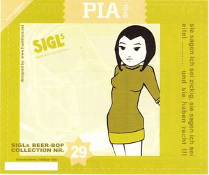 Drink Label: Sigl Pia (Brauerei Josef Sigl Obertrum, AustriaCol:AT-BEER ...