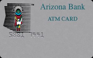 Bank Card: Arizona Bank - ATM Card (Arizona Bank, United States of ...
