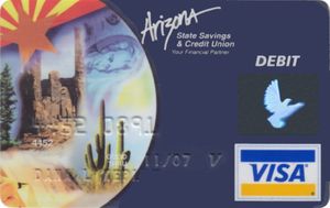 Bank Card: Arizona State Savings and CU - Debit Card (Arizona State ...