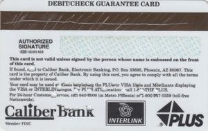 Bank Card: Calibur Bank - Debit Card (Calibur Bank, United States of ...